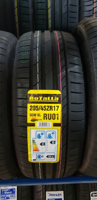 Gume Rotalla Setula S-Race RU01 205/45/17 **62,50