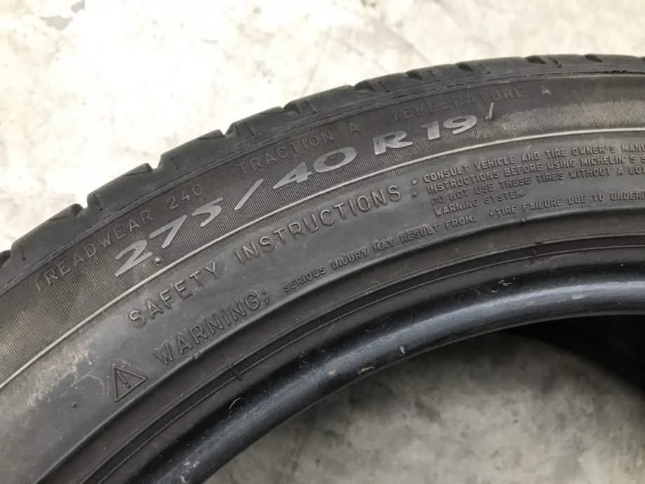 Michelin Primacy 3 275/40/19 101Y ZP