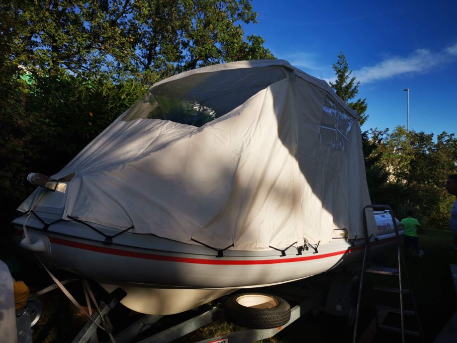 Gumenjak Barracuda 470 s full opremom i Evinrude 75 sa samo 240 h