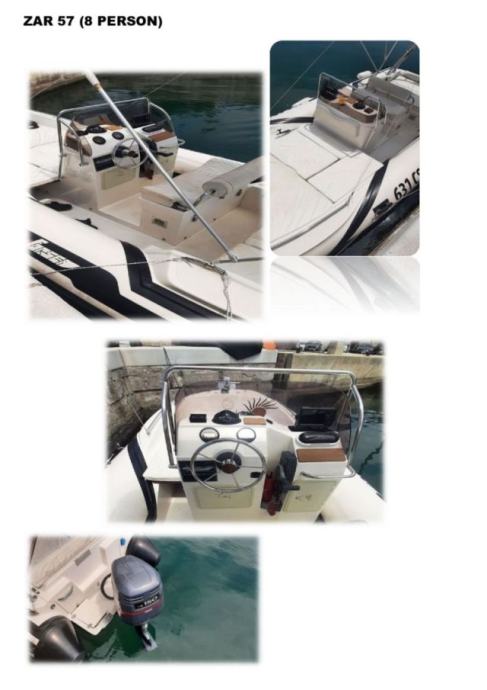 Gumenjak Zar 57, Yamaha 150 ps