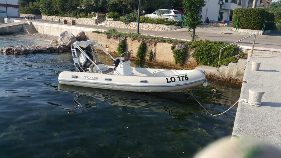 Lomac 520 OK (Hypalon neoprene), Mercury F60 ELPT EFI CT