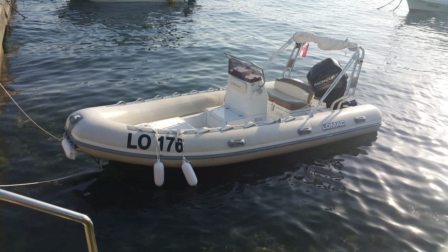 Lomac 520 OK (Hypalon neoprene), Mercury F60 ELPT EFI CT