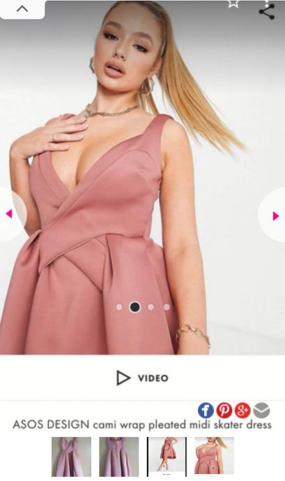 Asos haljina-scuba materijal vel. EU 36