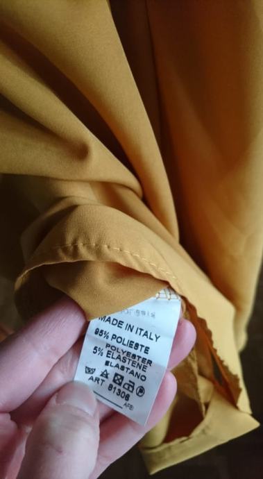 NOVA OKER (BOJA SENFA) HALJINA S ETIKETOM