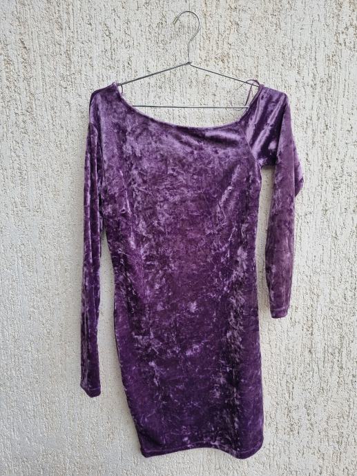 Ženska pliš haljina