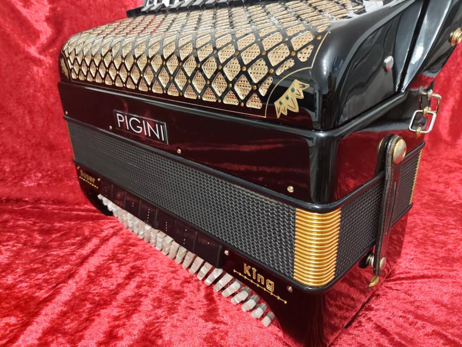 HARMONIKA PIGINI SUPER KING 2+2 (KABINA) 120 BAS