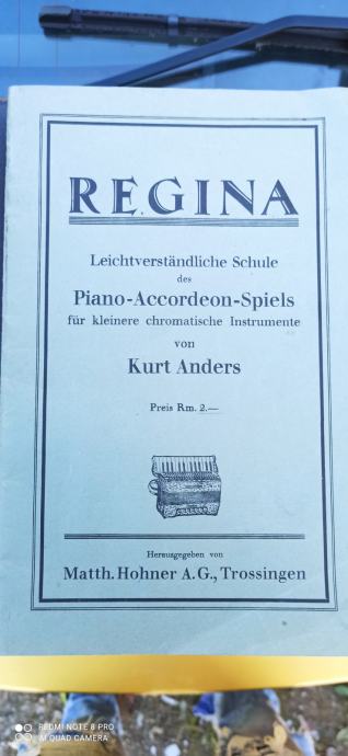 Hohner regina 1933 godina