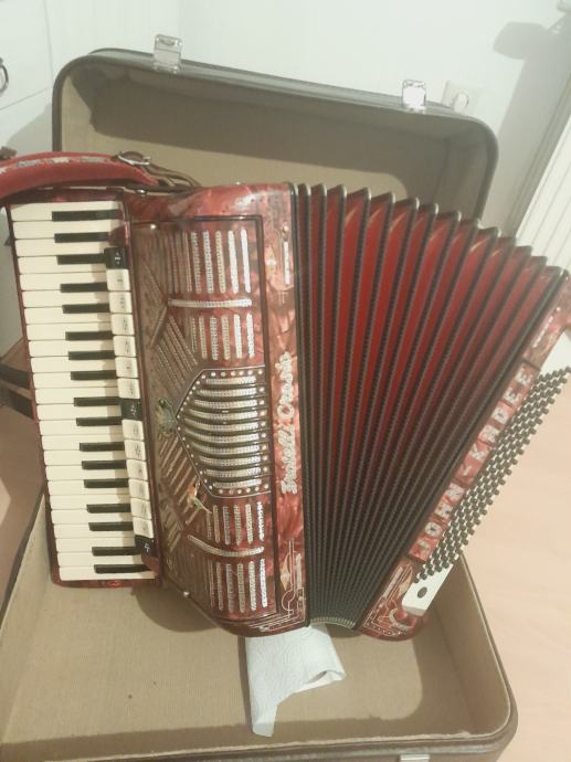 Harmonika Stradella Fratelli Crosio-John Kadee,Cassotto 3+2,Dallape