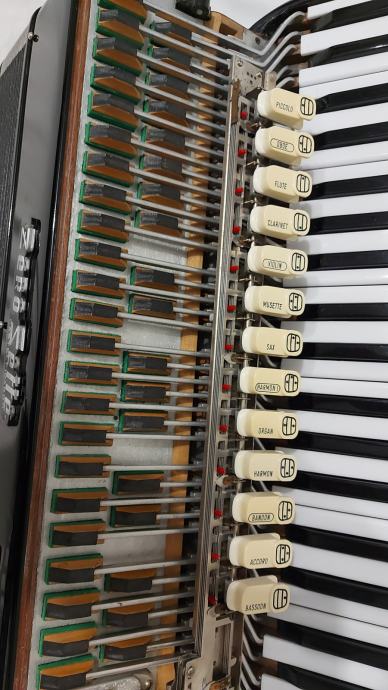 HARMONIKA ZERO SETTE B30 2+2 CASSOTTO KABINA 120 BASNA