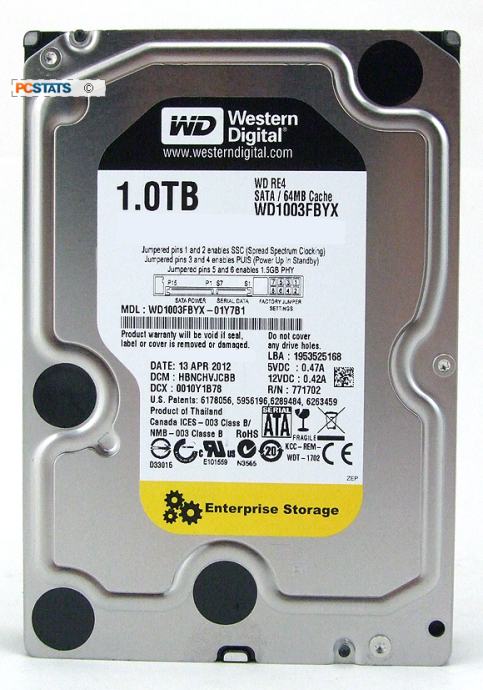 1TB WD Enterprise Hard Disk