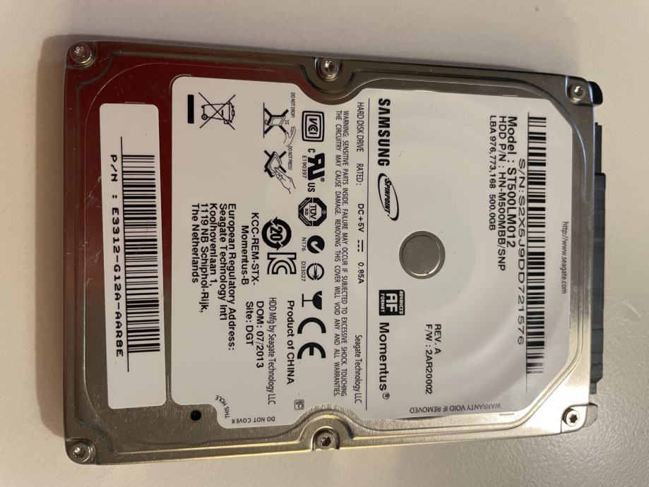 Hard disk Samsung 500GB 2.5