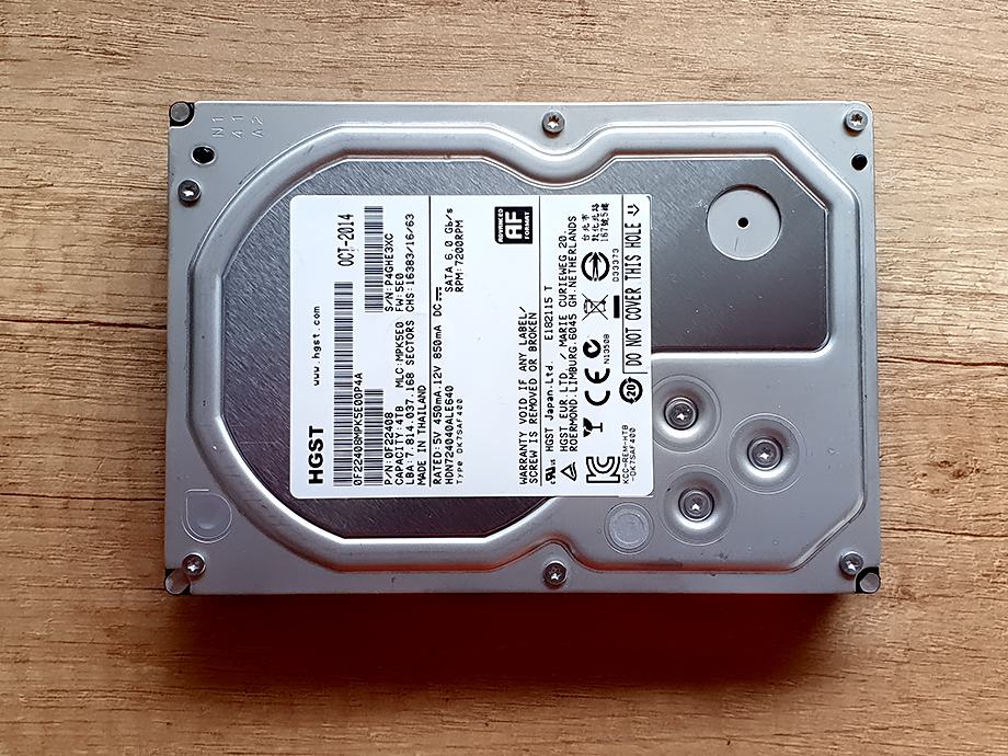 HDD HGST Deskstar, HDD 3.5, 4TB, SATA6Gb/s, 7.2K