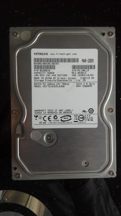 Hitachi 320 Gb