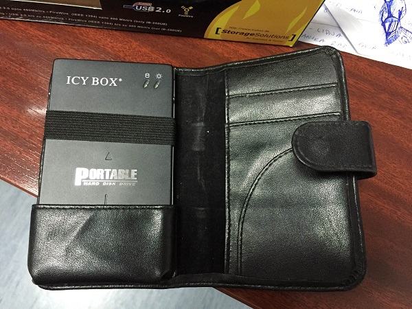 Icy box prijenosni hard disk 120GB, zamjena