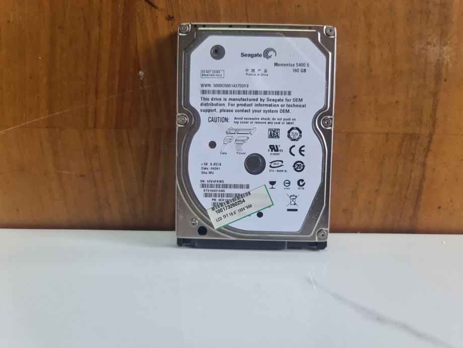 Seagate Momentus 5400.5 Hard Disk Drive 2.5