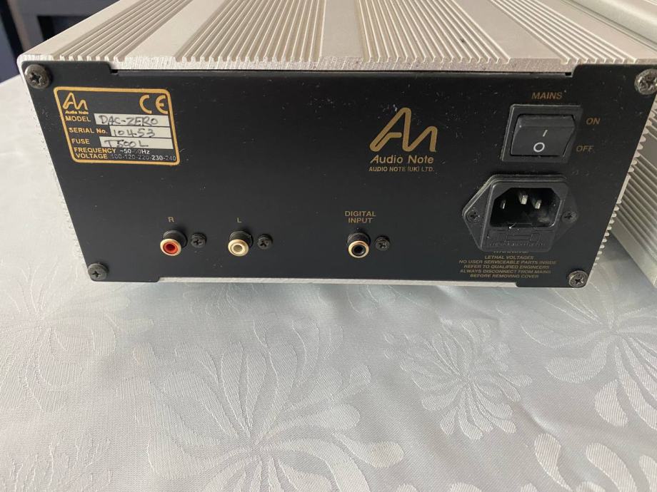 Audio Note CDT Zero transport i DAC Zero combo