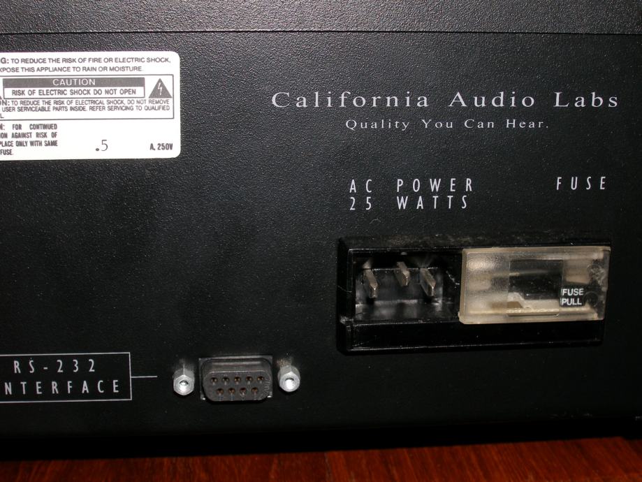 CALIFORNIA AUDIO LABS CL15 CD PLAYER