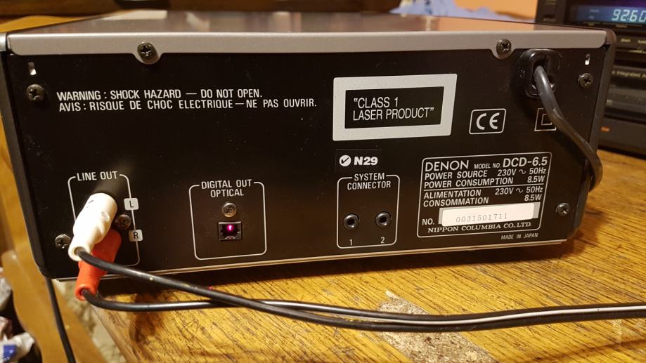 Denon cd player dcd-6.5