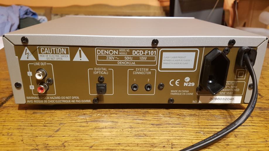 Denon cd player dcd-f101