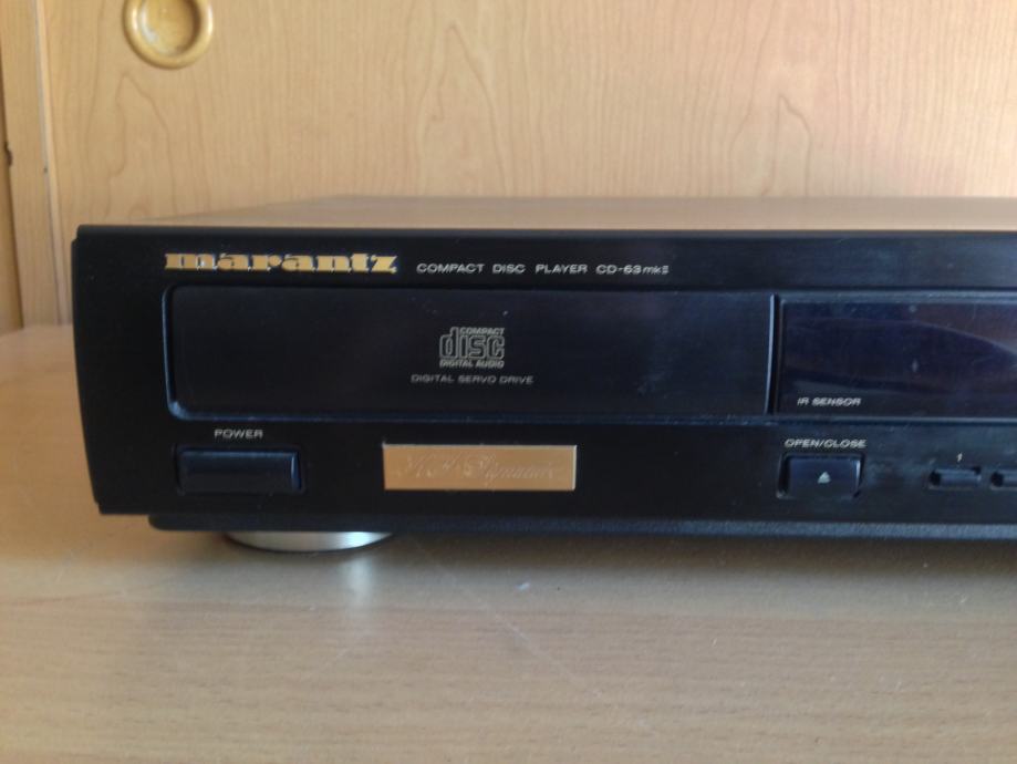 Marantz Compact Disc player CD-63 mkII Ken Ishiwata signature