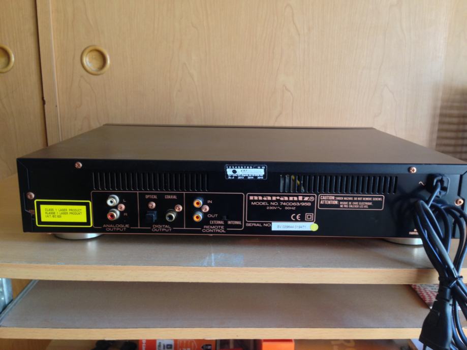 Marantz Compact Disc player CD-63 mkII Ken Ishiwata signature