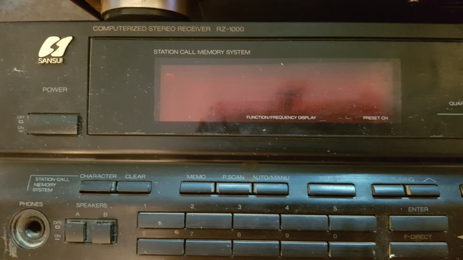 SANSUI deck d-x111r Reciver rz-1000