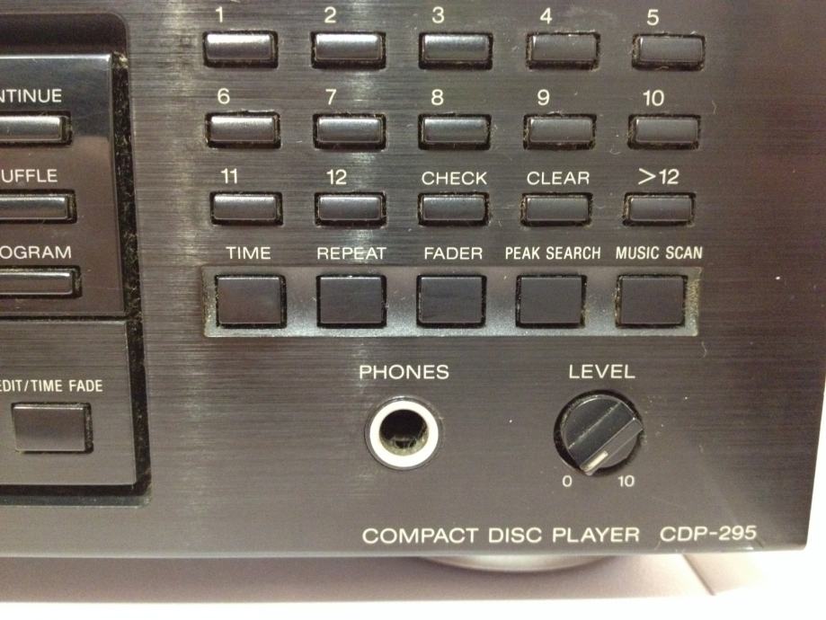 SONY CDP-295 CD player