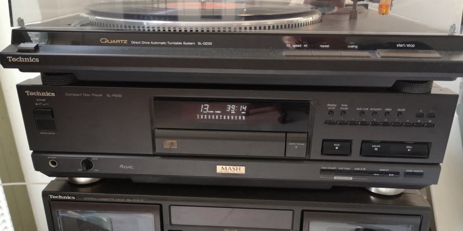 Technics SL-PS50, upravo servisiran, novi laser, prilika za znalce