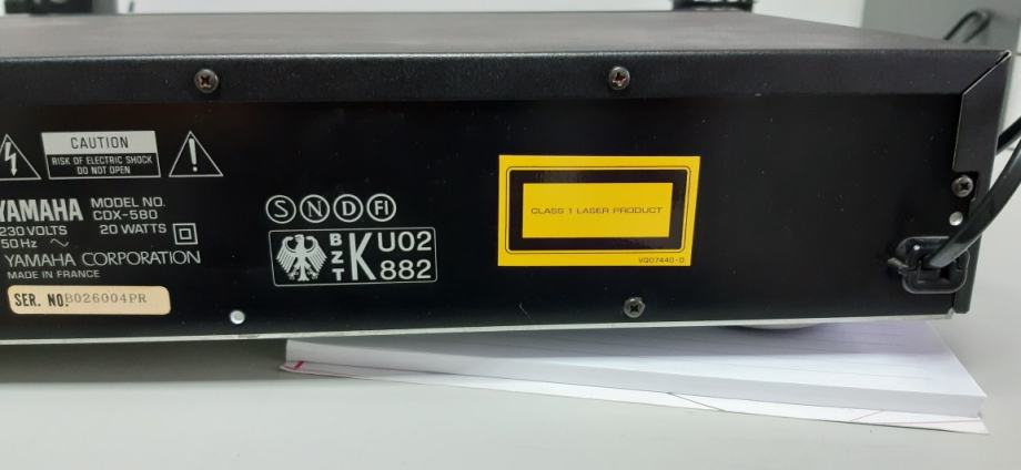 Yamaha CDX 580