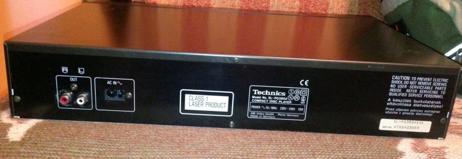 CD Player (Technics SL-PG380A)