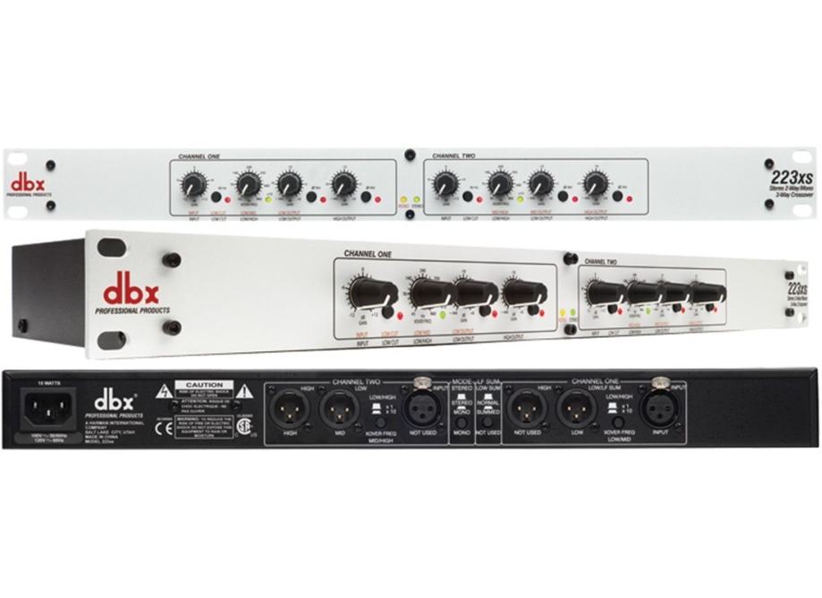 dbx 223xs Stereo 2-Way/Mono 3-Way Crossover/skretnica