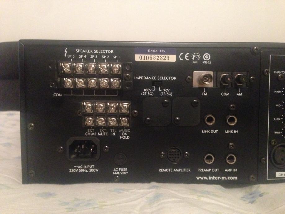 interM PAM-360 modularno mixer pojačalo