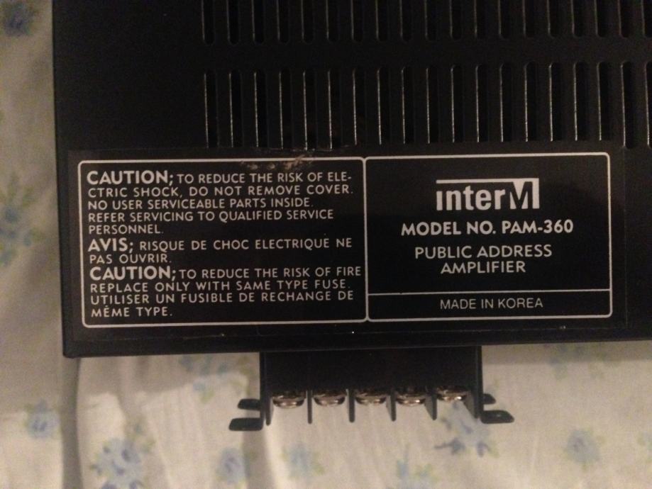 interM PAM-360 modularno mixer pojačalo
