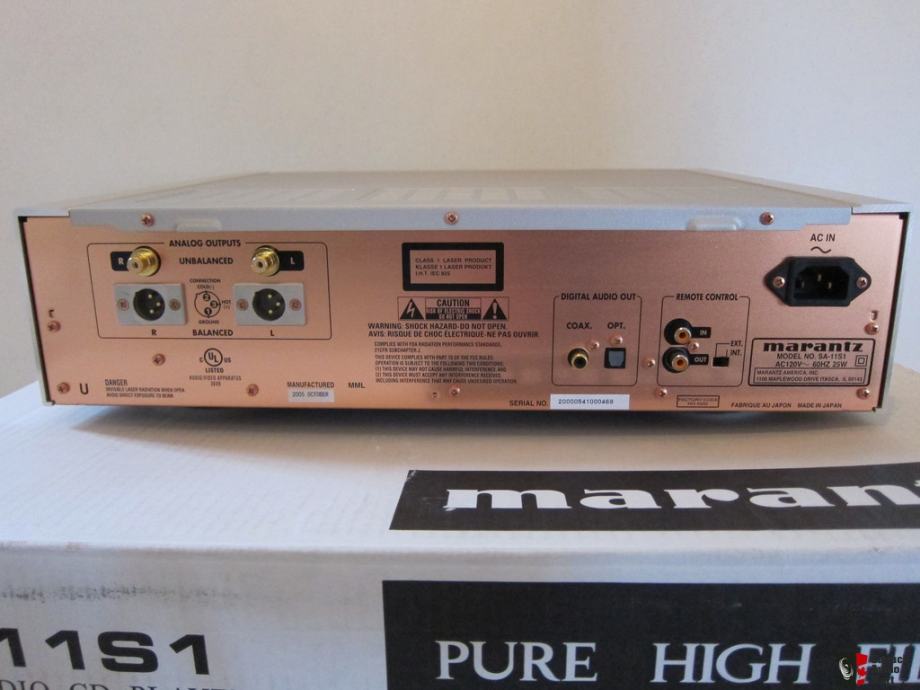 Marantz SA-11S1 CD/SACD Player Marantz SA-11S1 CD/SACD Player