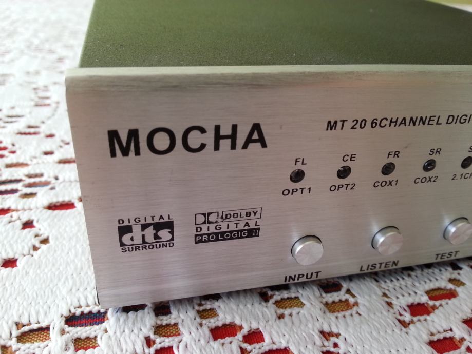 MOCHA 5.1 digitalni audio dekoder - Dolby AC3 5.1/DTS 5.1 dekodiranje.