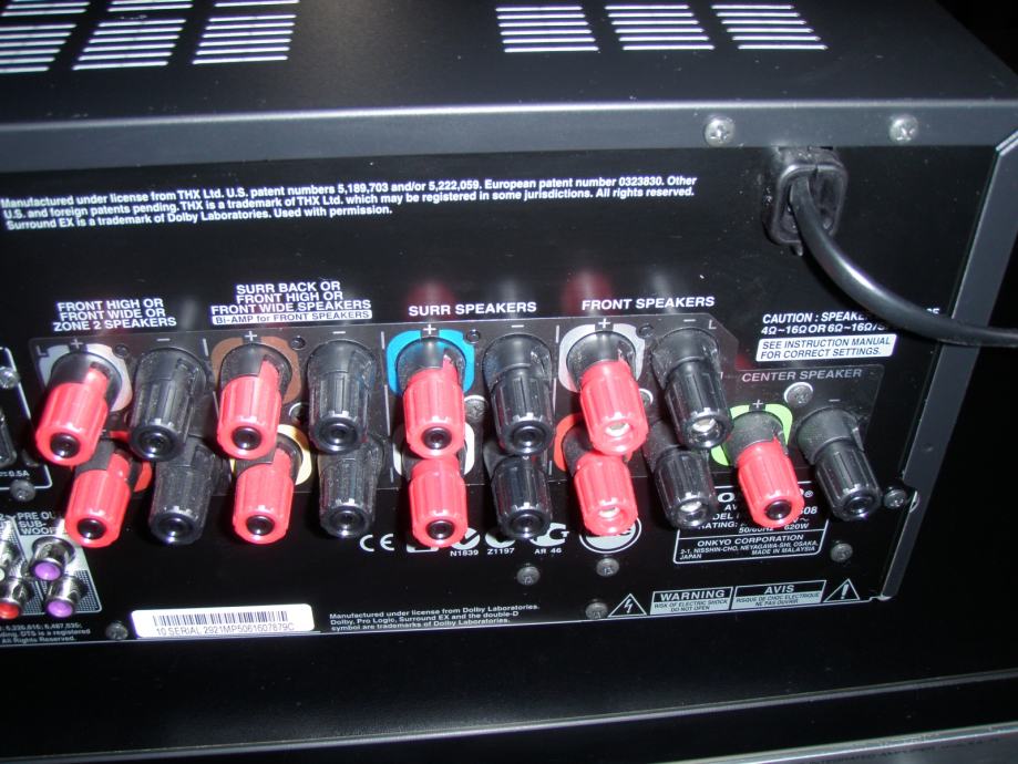 Onkyo TX-SR608 7.2-Channel Home Cinema Receiver