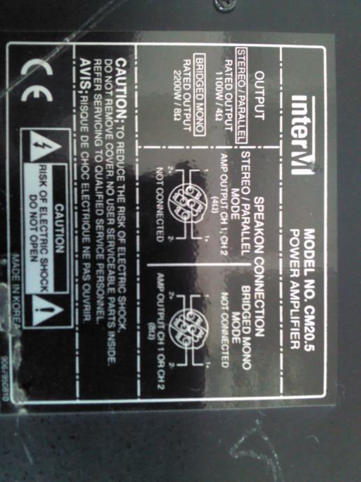 Pojačalo interM CM20.5