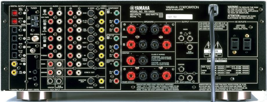 Receiver Yamaha RX V 800