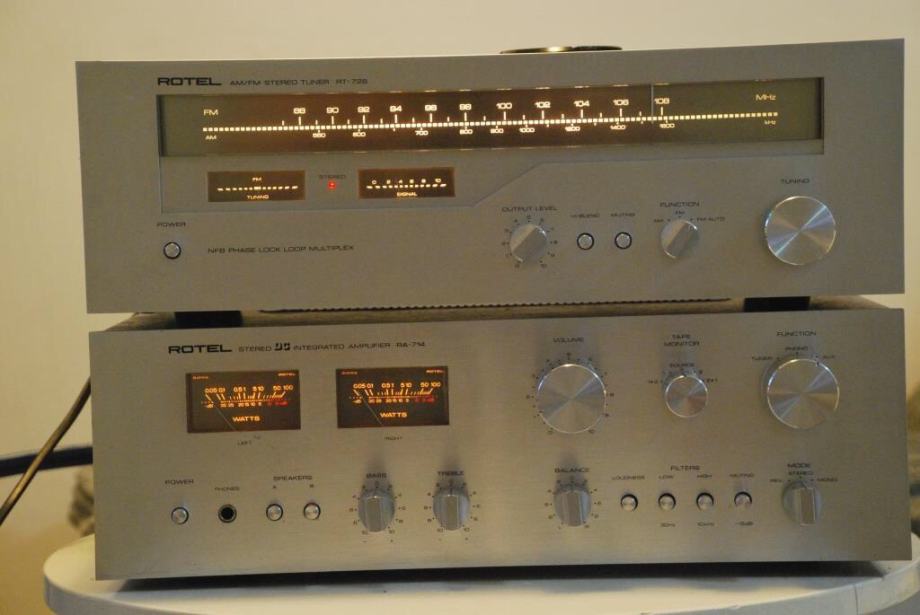 Rotel ra 714 + Rotel rt 726