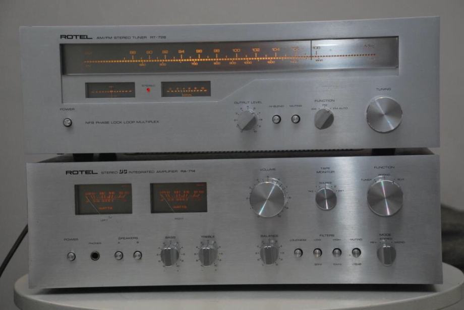 Rotel ra 714 + Rotel rt 726