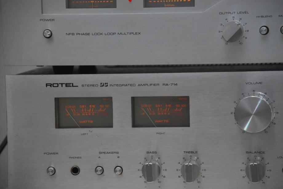 Rotel ra 714 + Rotel rt 726