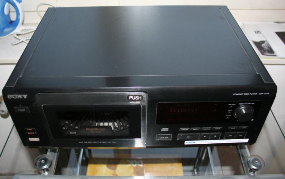 SONY CDP-CX55 51 disc CD player mega storage