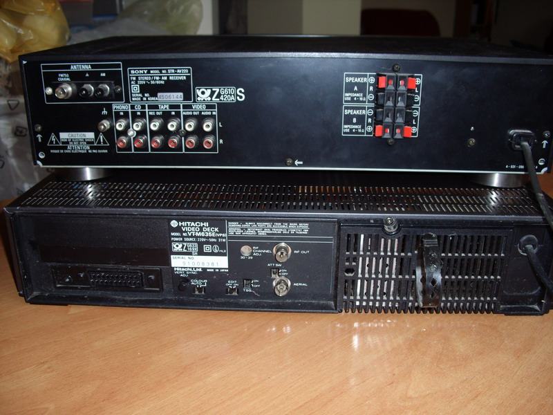 Sony receiver STR-AV 220 + neispravan VCR