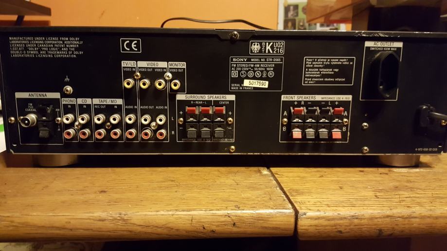 Sony reciver str-d 565