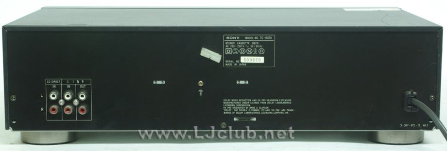 sony tc-k570