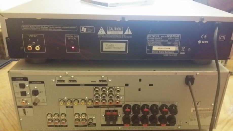 Sony STR-DG 710 pojačalo & DENON DCD-700AE cd player