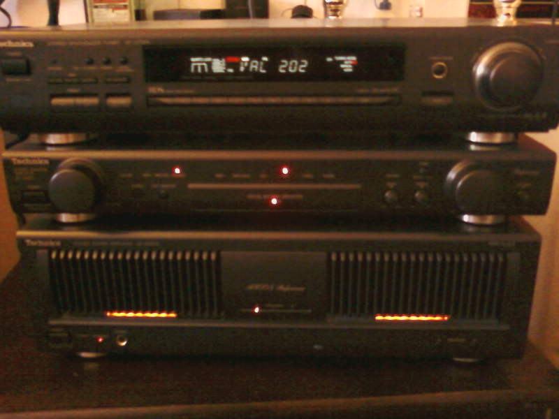 TECHNICS tuner ST-GT 550 RDS i CD-player SL-PS 770D