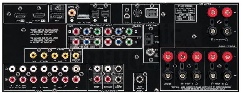 Yamaha Natural Sound AV Receiver RX-V463 850KN