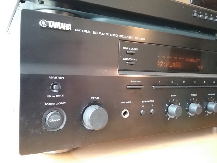 YAMAHA NATURAL SOUND STEREO RECEIVER RX-497, MALO RADIO,TOP STANJE
