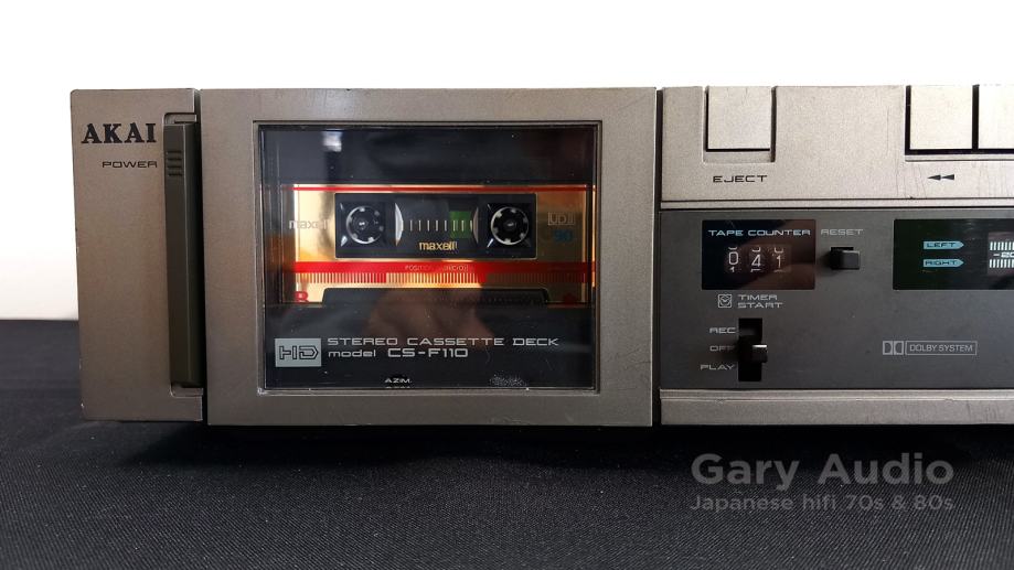 Akai CS-F110 kazetofon s 2 glave, sivo izdanje Japan 1982